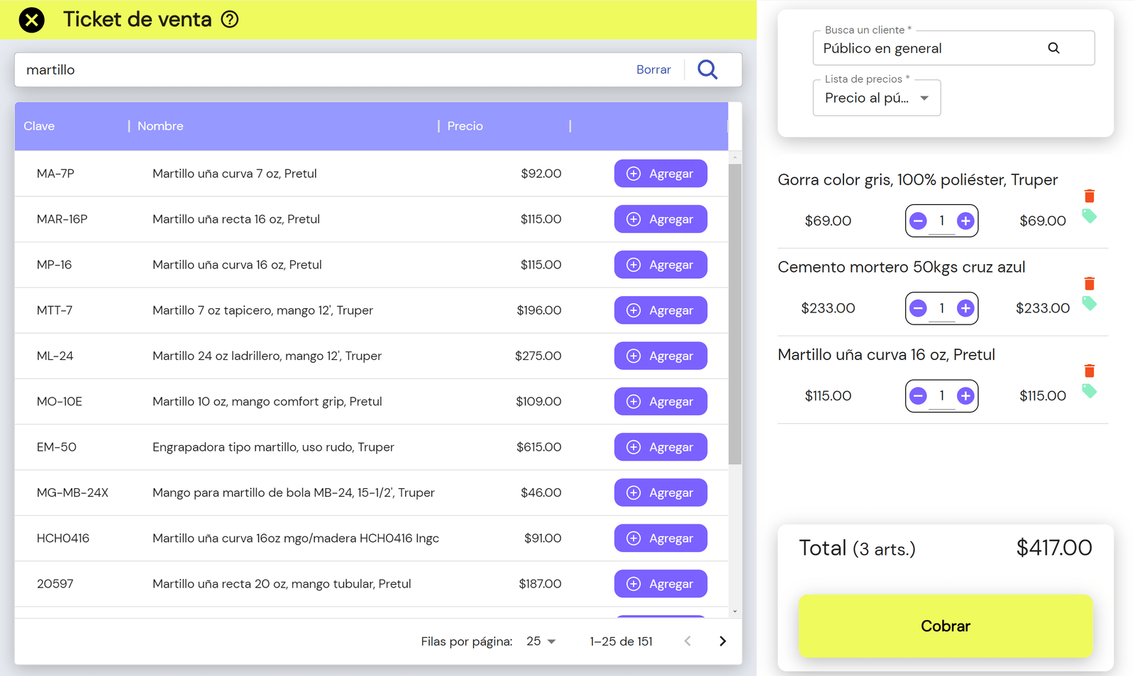 Kladi - Sistema Punto de Venta para Ferreterías